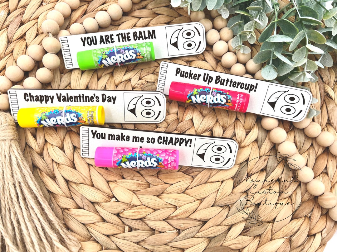 Chapstick Valentine Classroom Favors | Class Favors | Valentine Favors ...