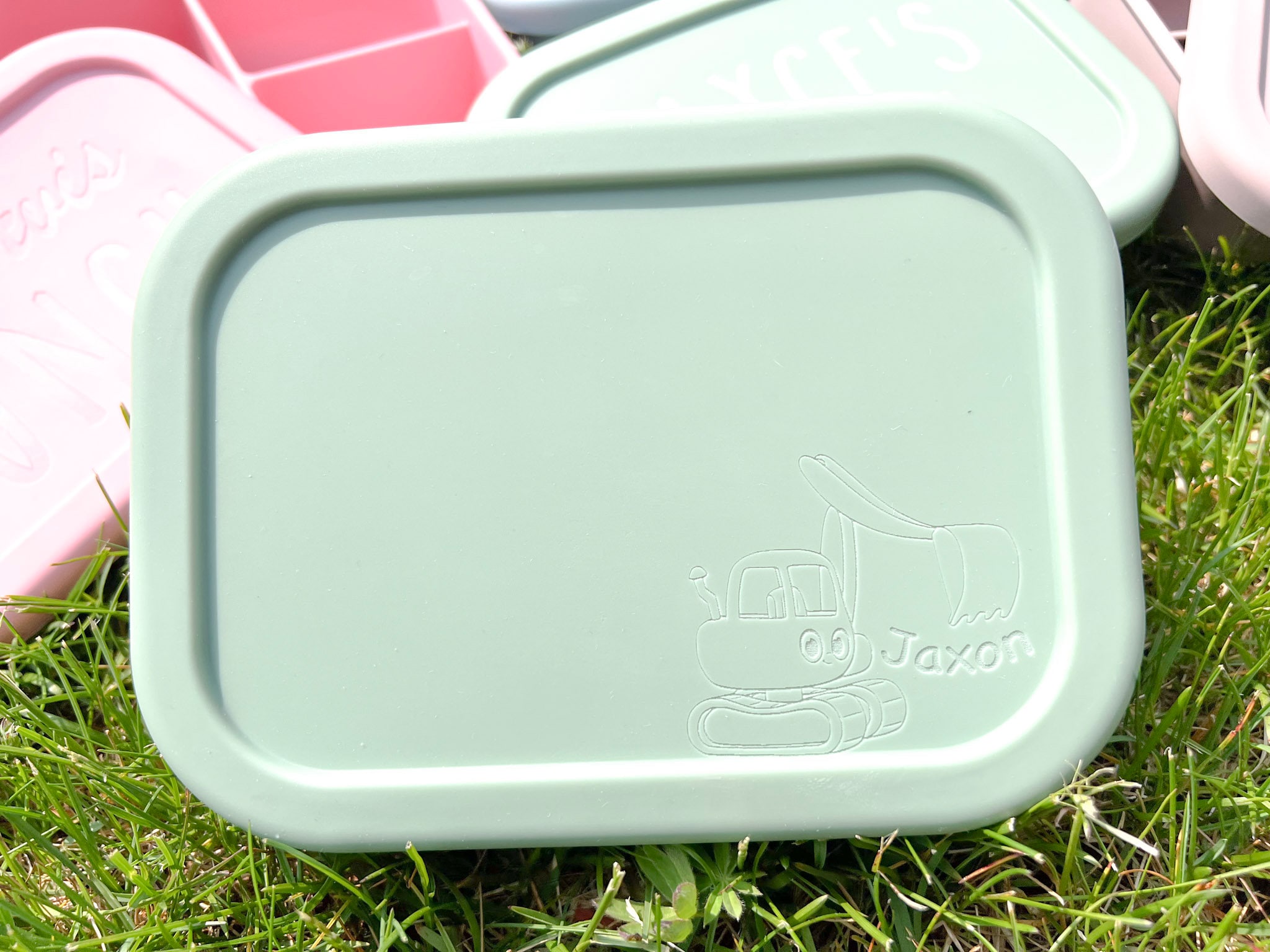 Personalized Engraved Silicone Bento Box Lunch Box Lunch - Etsy