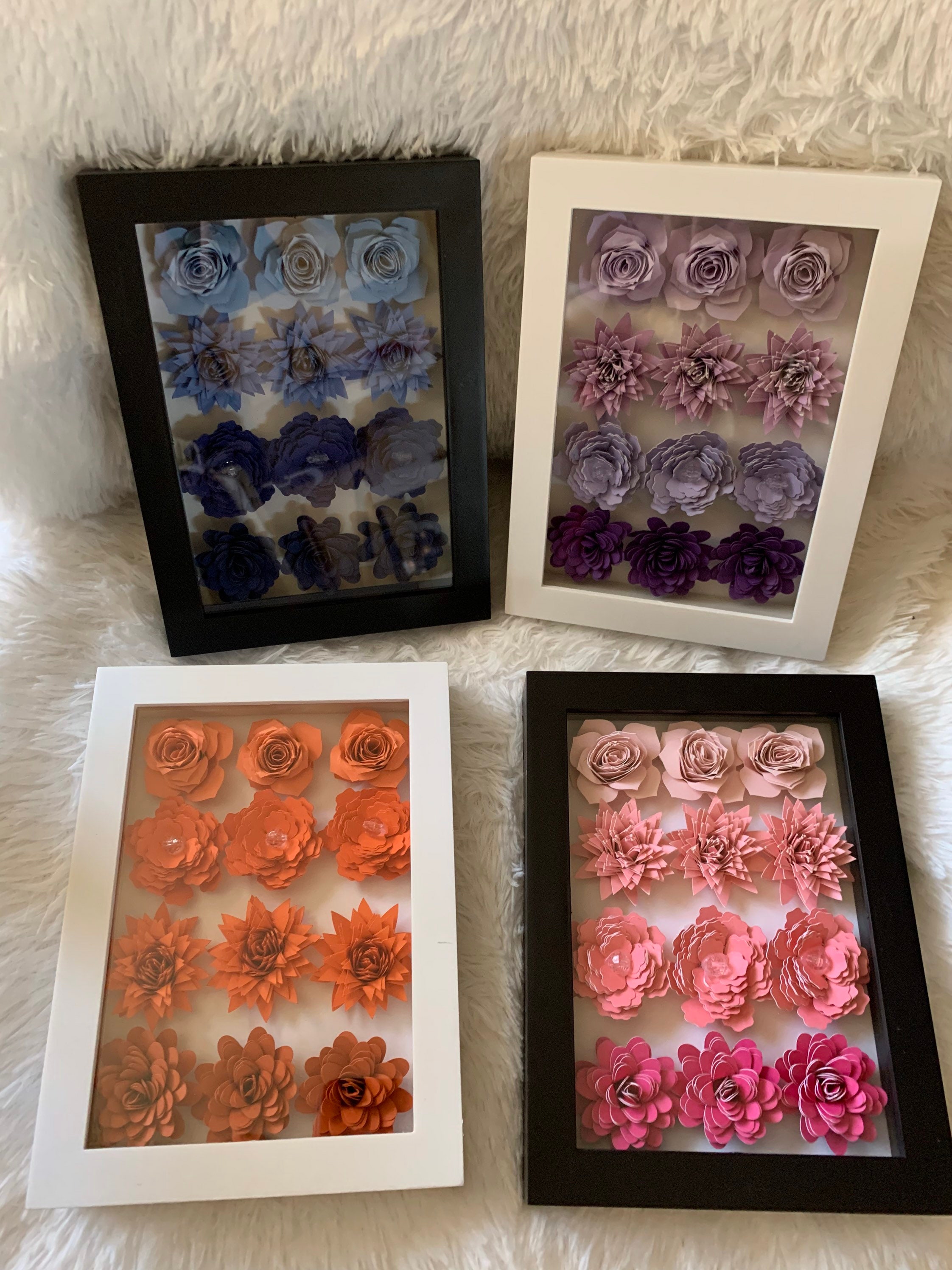 Custom Flower Shadow Box - Etsy