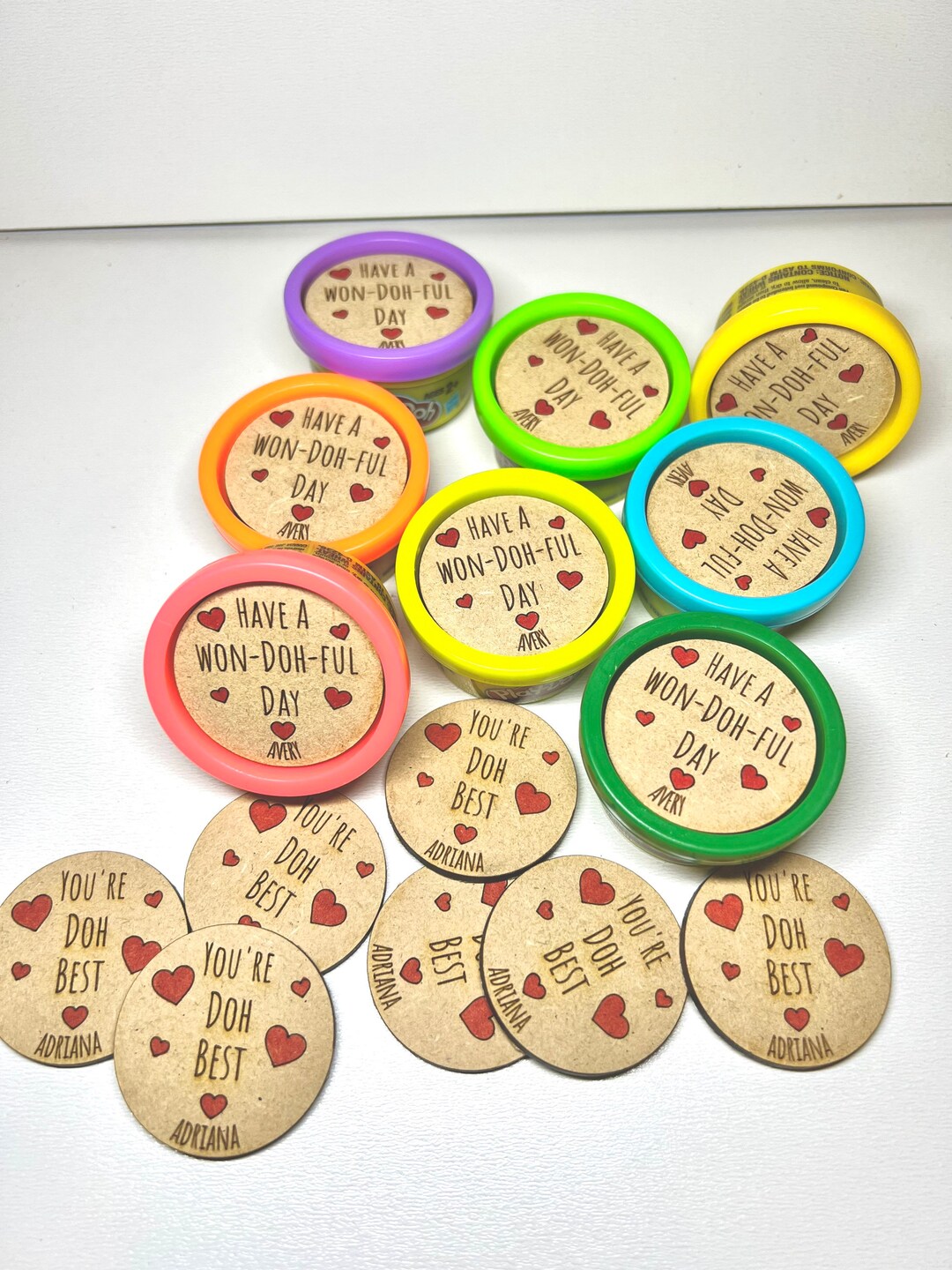 Play Doh Tag | Play Doh Gift | Play Doh Party Favor | Play Doh Topper ...