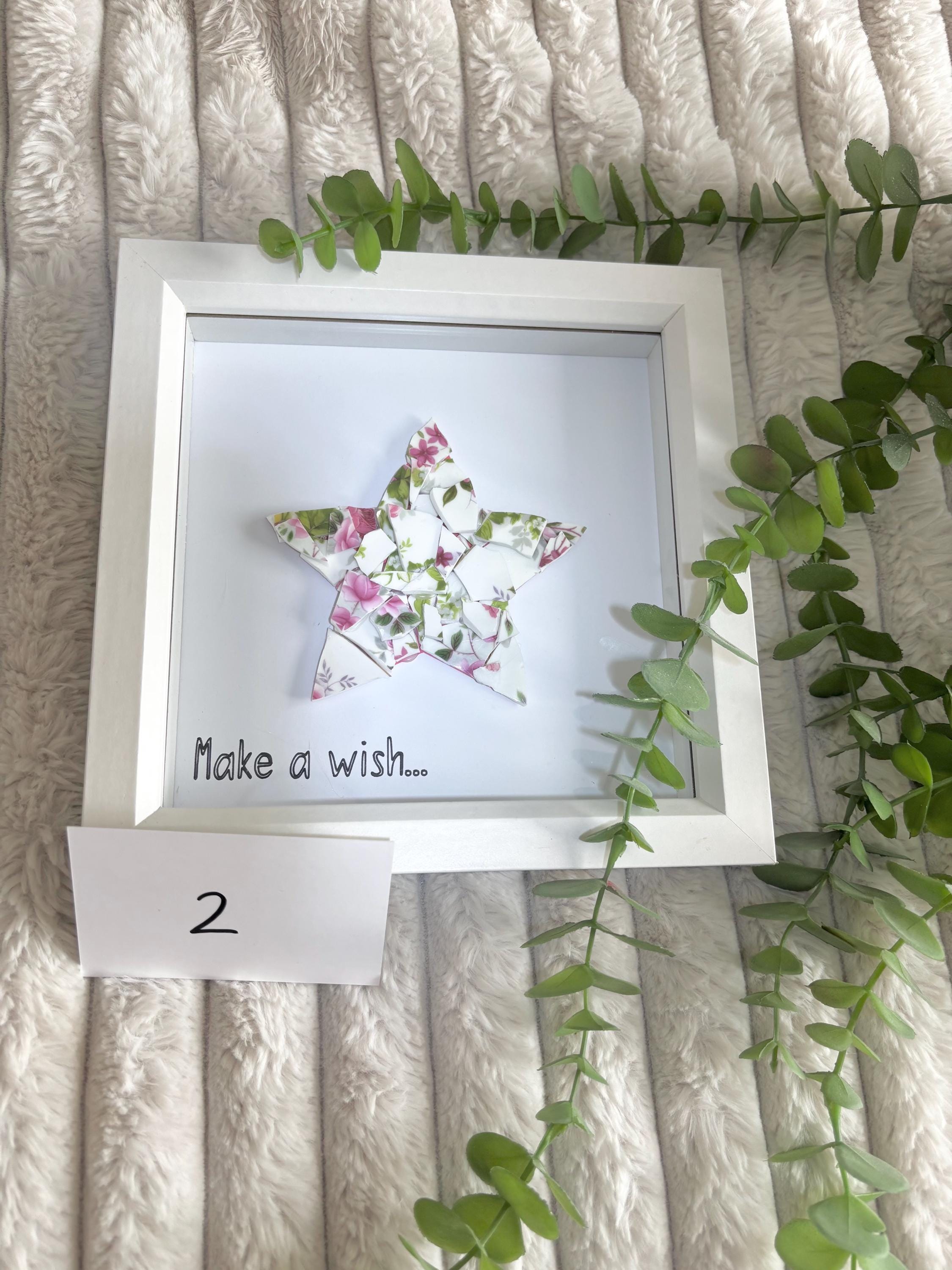 Handmade Mosaic Star Shadow Box Frames 15x15cm - Etsy