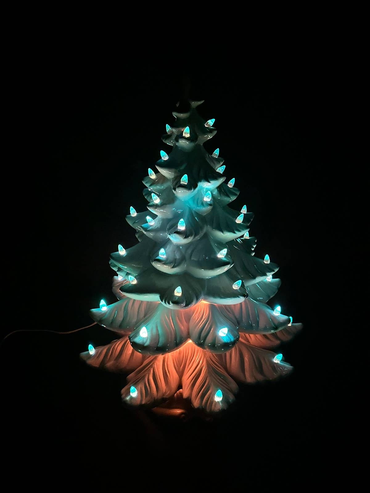 Atlantic 64 W/ Both Extension Rings Ceramic Christmas Tree RARE ...