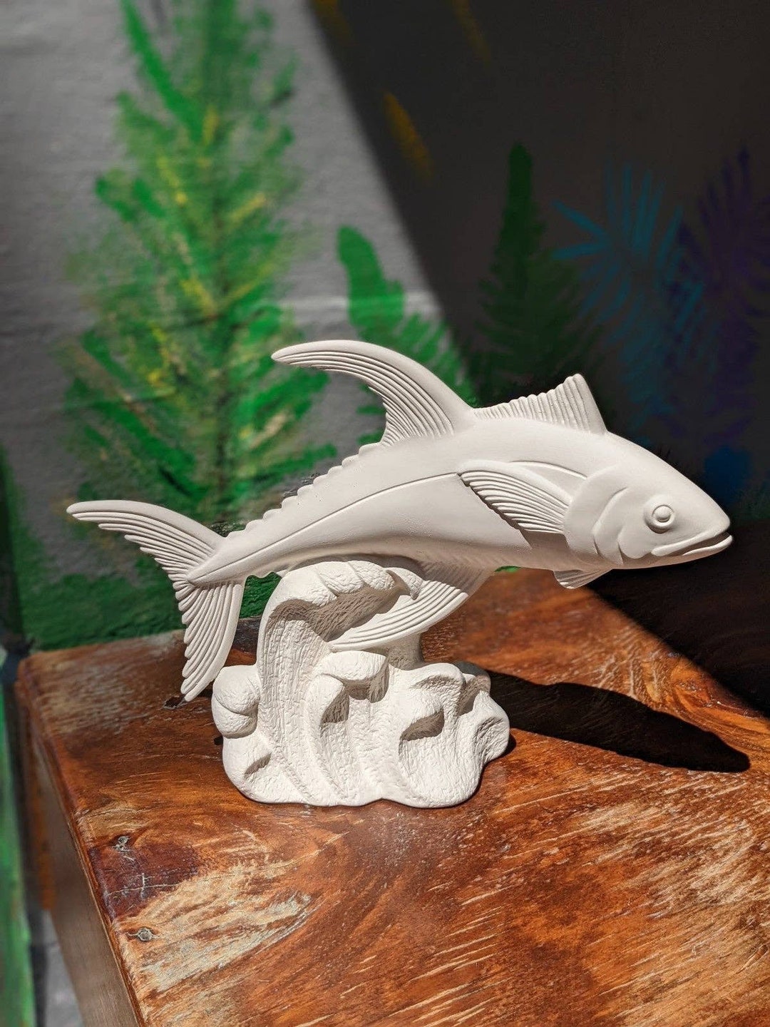 Yellowtail Tuna Fish Ceramic Bisque Ready to Paint - Etsy