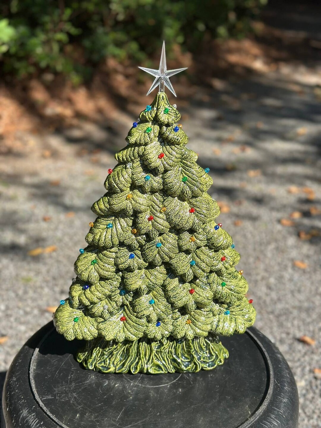 Nowell's Ceramic Mantle Christmas Tree - Etsy