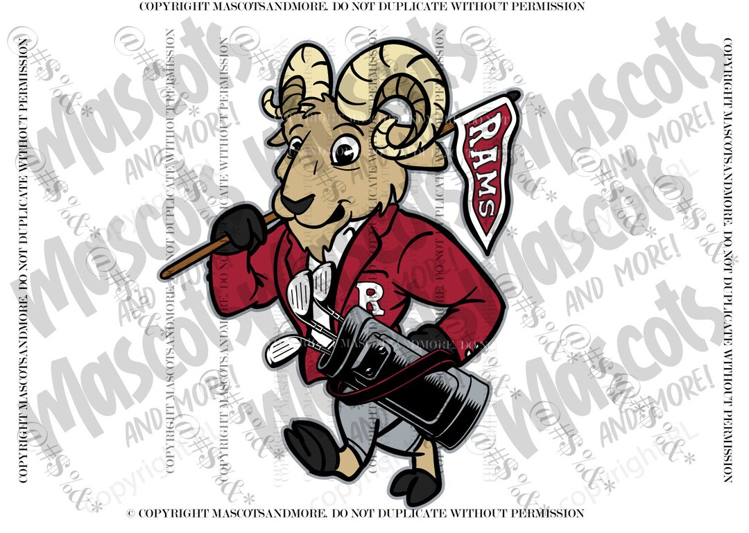 Ram Mascot in Svg, Png, Jpg - Etsy