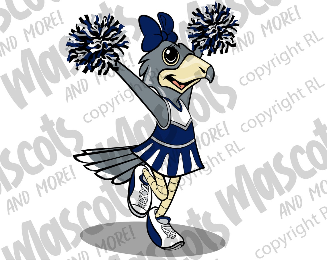 Cheer Falcon in Svg Eps Jpg Pdf Png Vector - Etsy