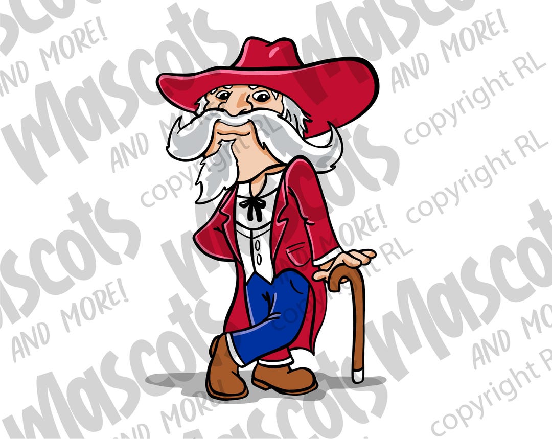 Colonel/rebel Mascot in Vector, Jpeg, Png, Pdf, Eps, Svg - Etsy