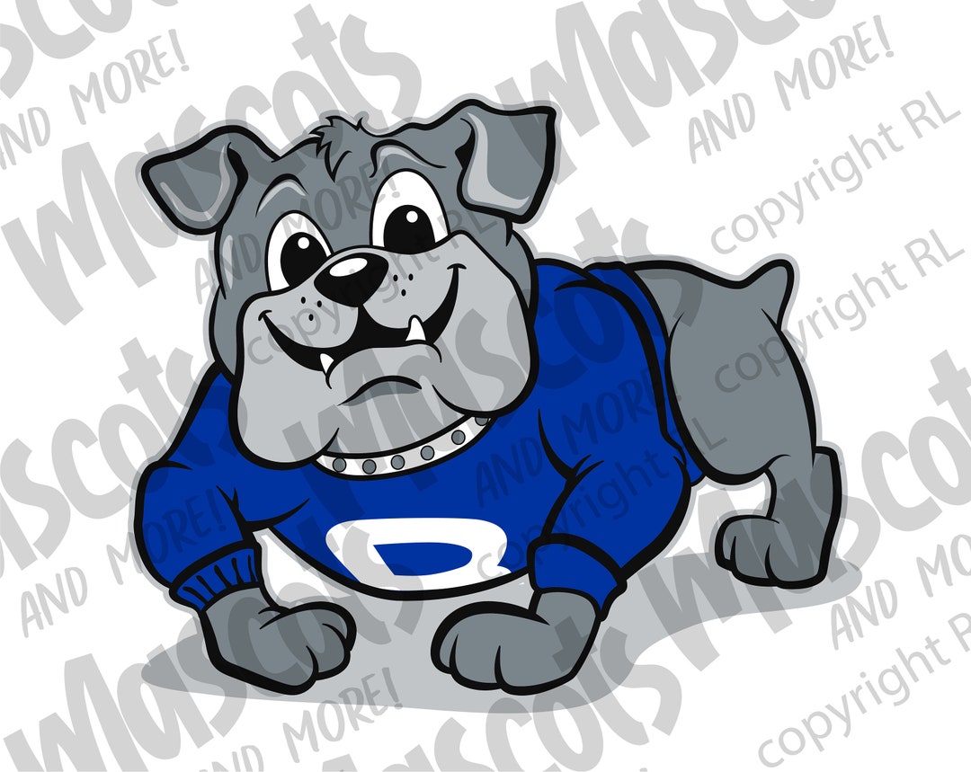 Bulldog Mascot in Vector Svg Eps Jpeg Pdf Png - Etsy