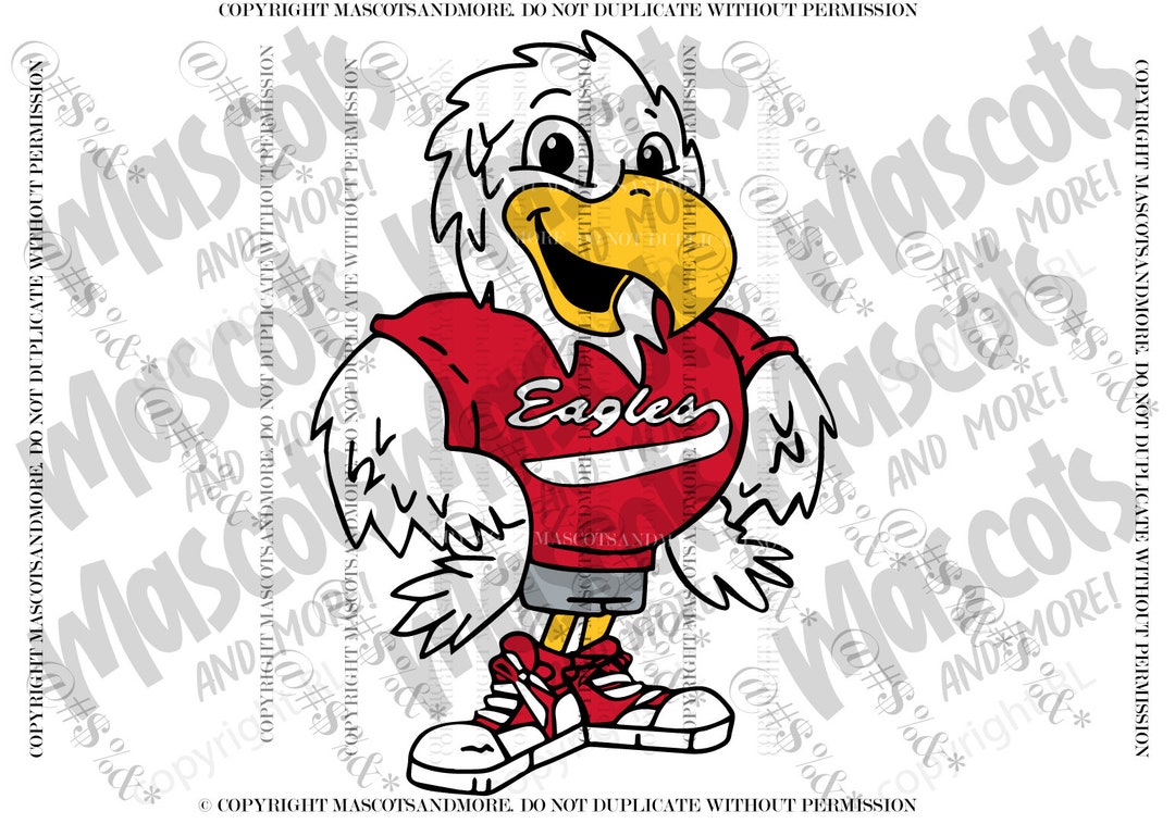 Eagle Mascot in Vector, Jpeg, Png, Pdf, Eps, Svg - Etsy