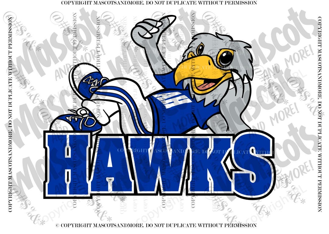 Hawk Logo in Svg, Eps, Png, Pdf - Etsy