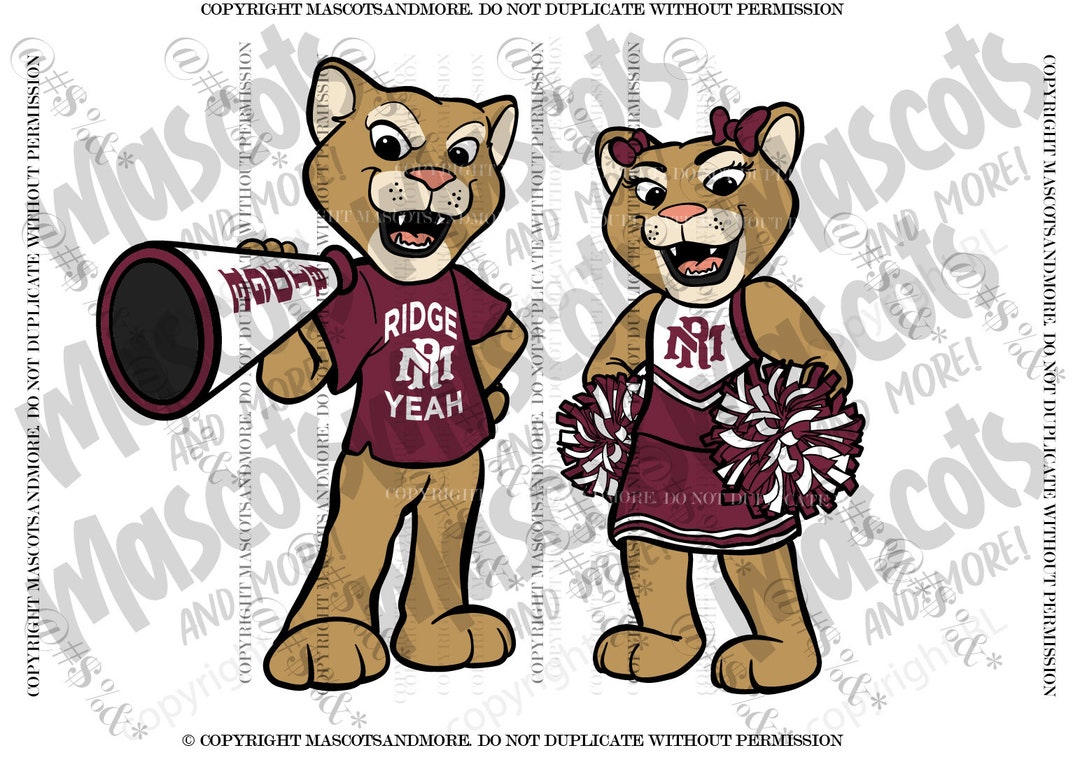 Cougar Mascots in Vector, Jpeg, Png, Pdf, Eps, Svg - Etsy