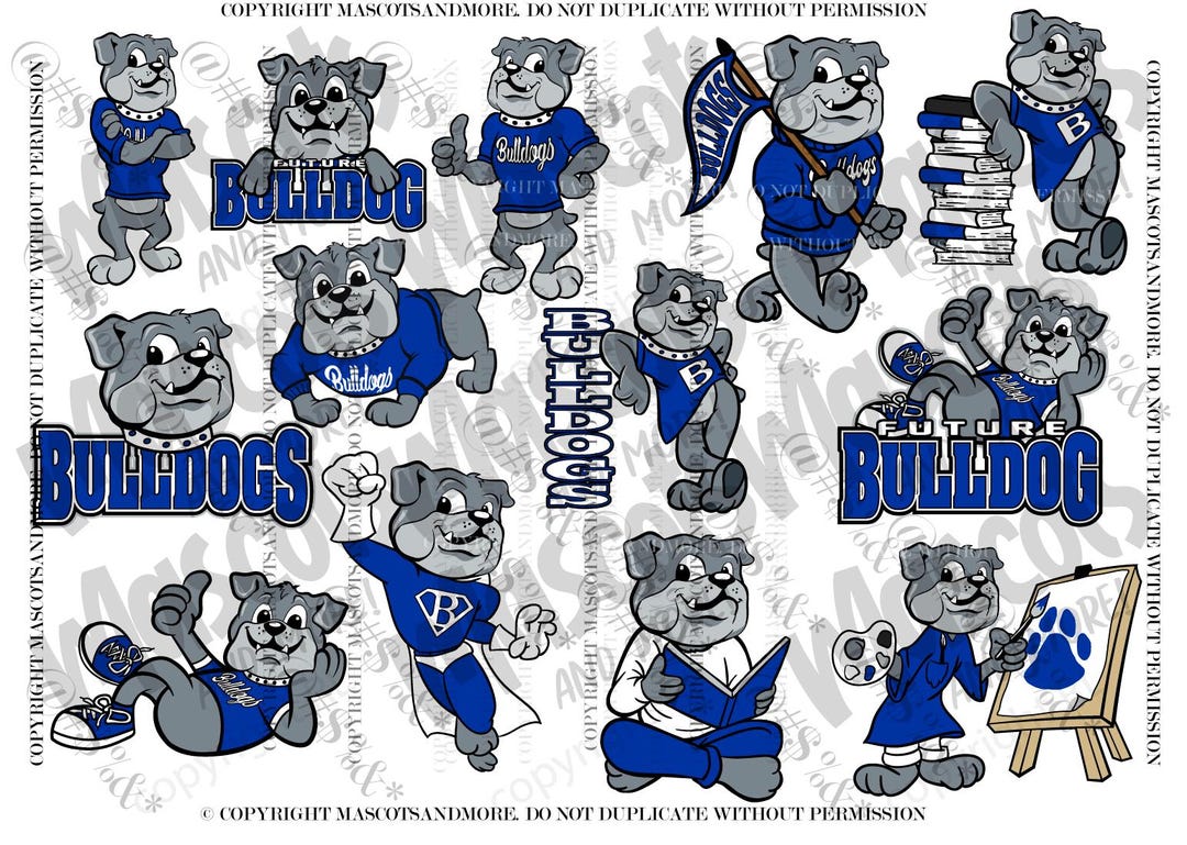 Custom Bulldog Logo in Vector, Eps, Svg, Pdf, Png, Jpeg - Etsy