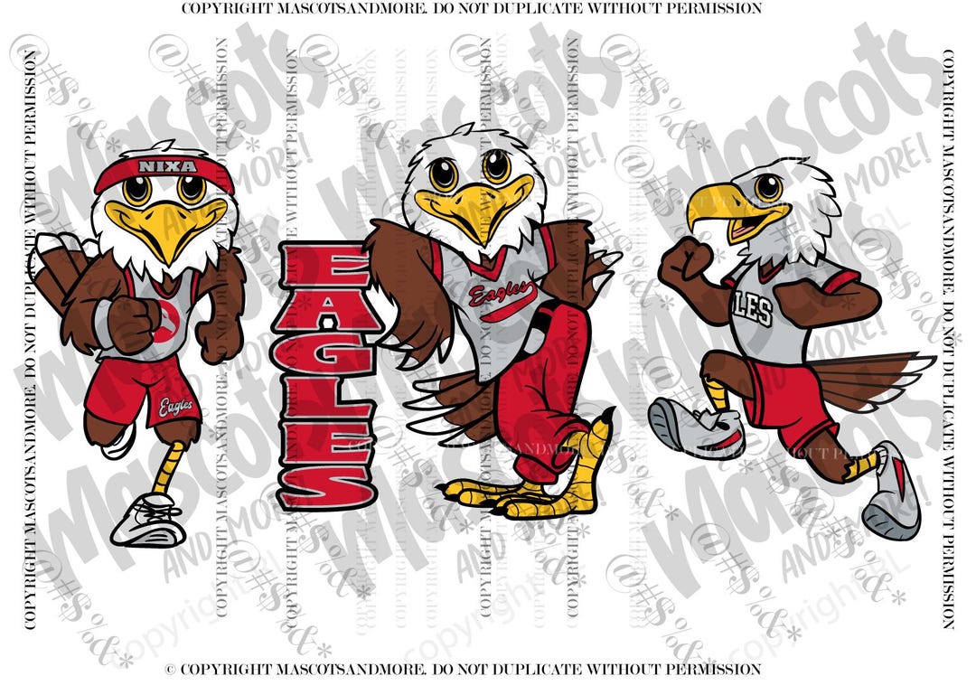 Eagle Mascots in Svg, Eps, Png and Pdf - Etsy