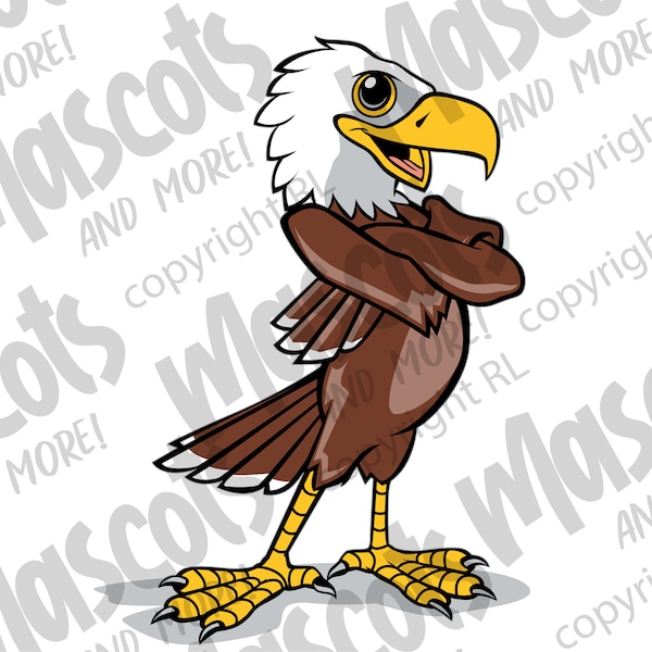 Eagle Mascot Svg - Etsy