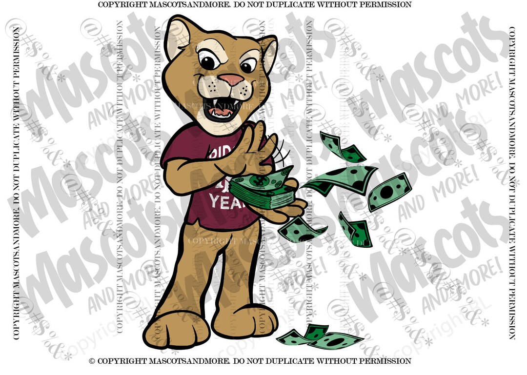 Cougar Mascots in Vector, Jpeg, Png, Pdf, Eps, Svg - Etsy