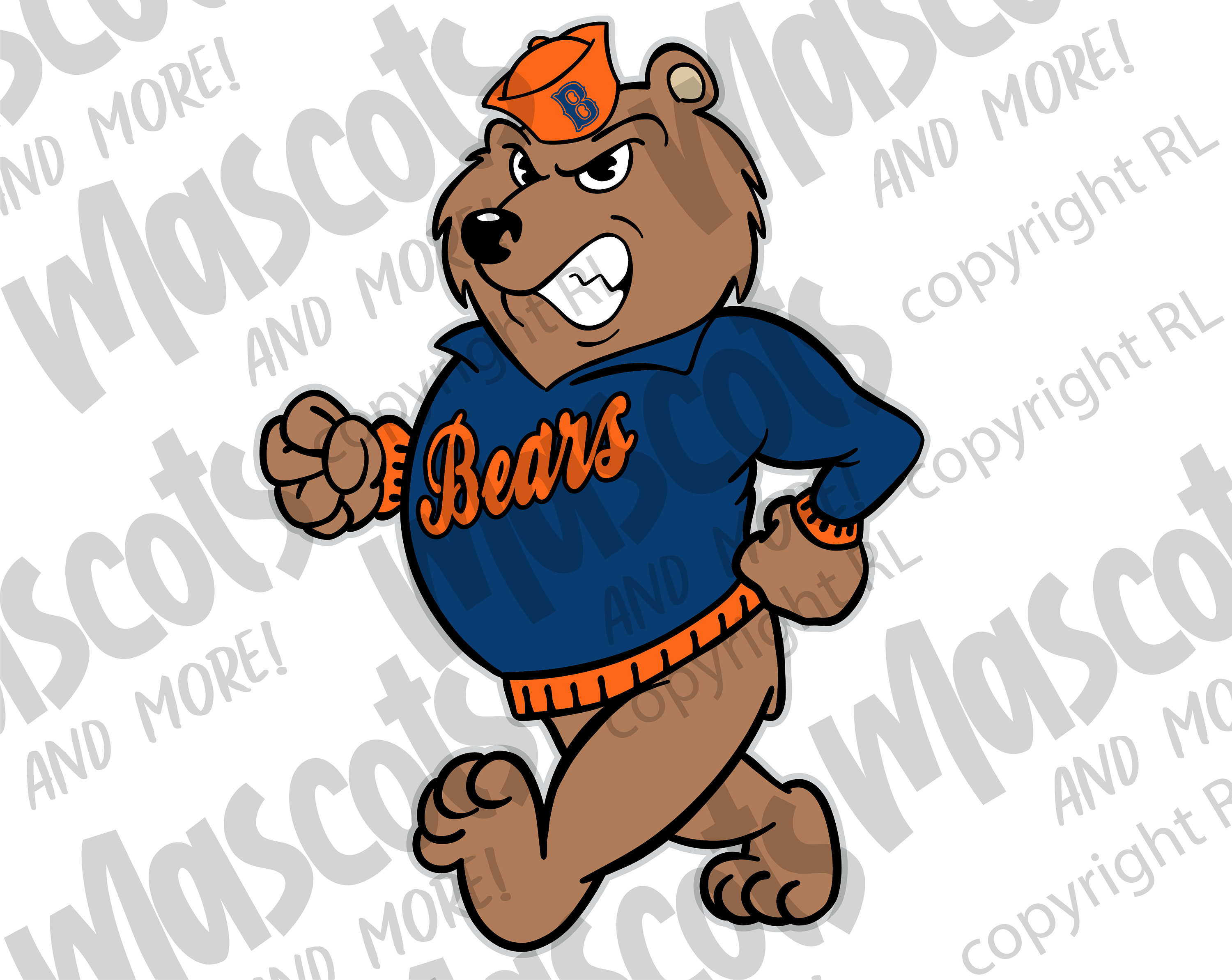 Bear Mascot Clipart