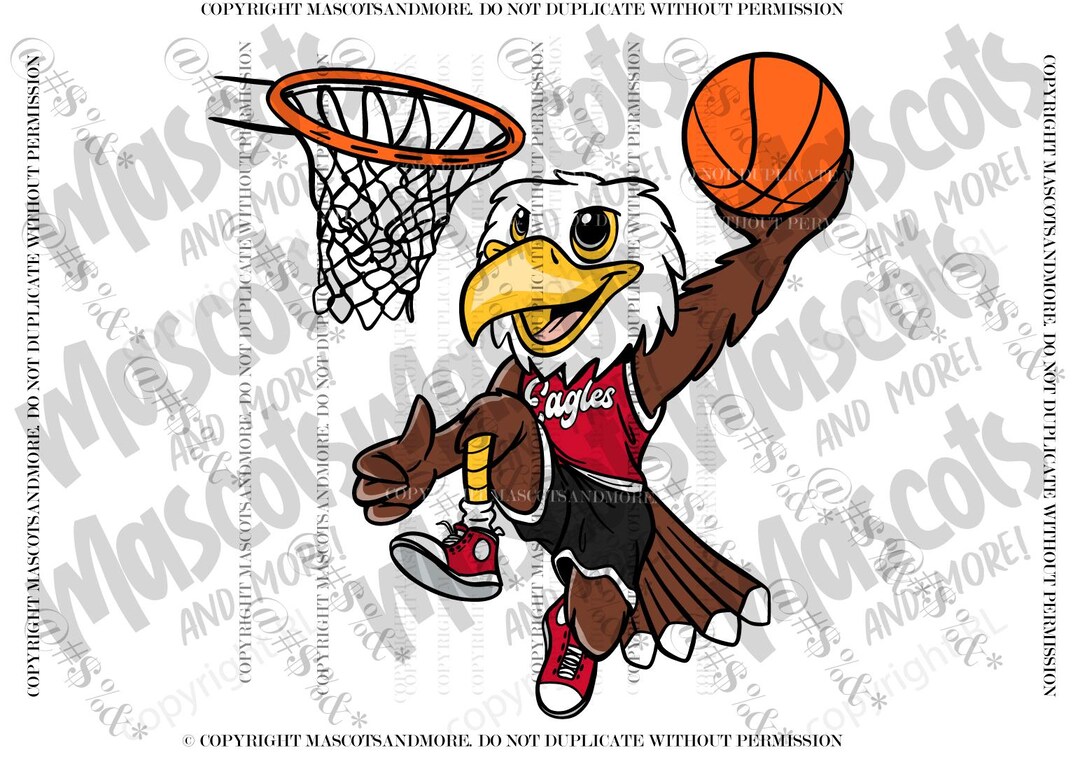 Dunking Eagle in Svg, Eps, Pdf, Png, Jpeg - Etsy