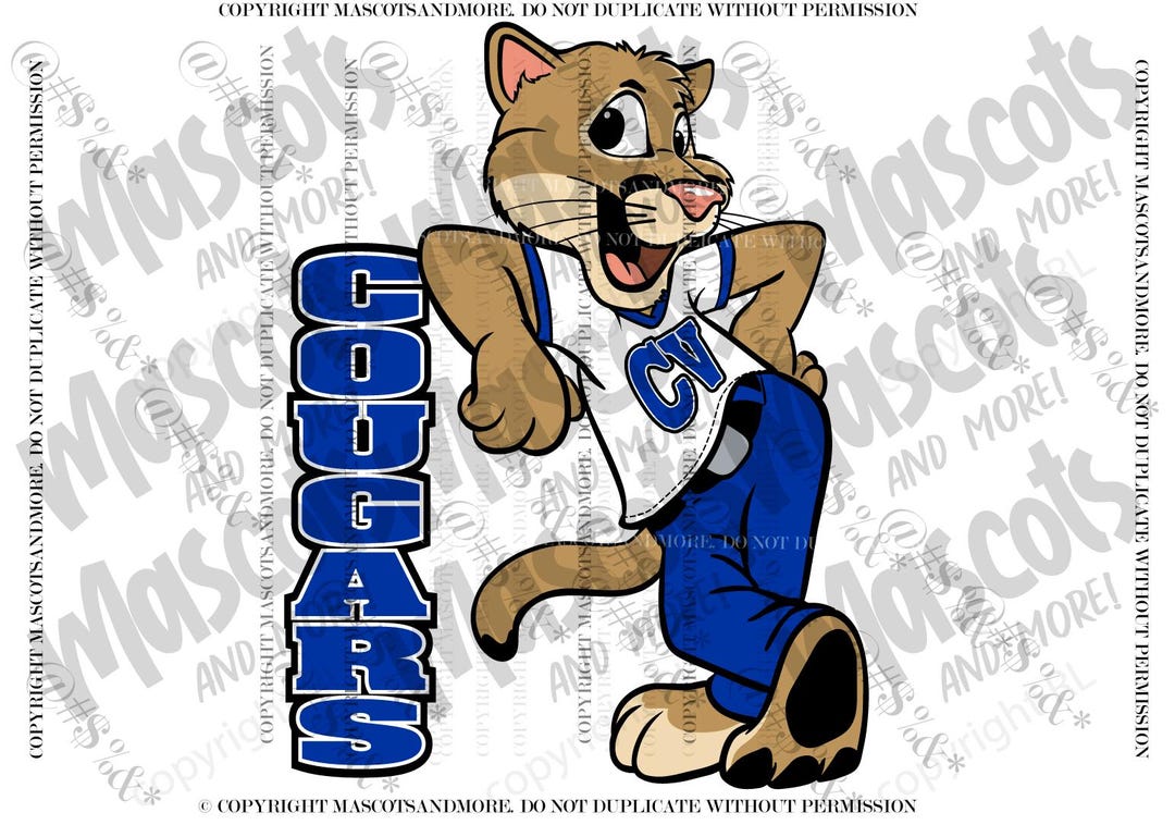 Cougar Mascots in Vector, Jpeg, Png, Pdf, Eps, Svg - Etsy