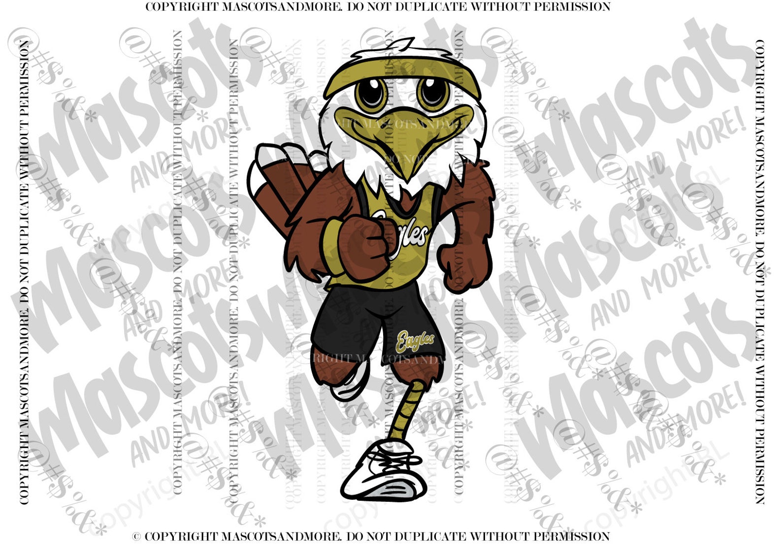 Eagle Mascot in Svg, Eps, Ai, Png Jpeg - Etsy