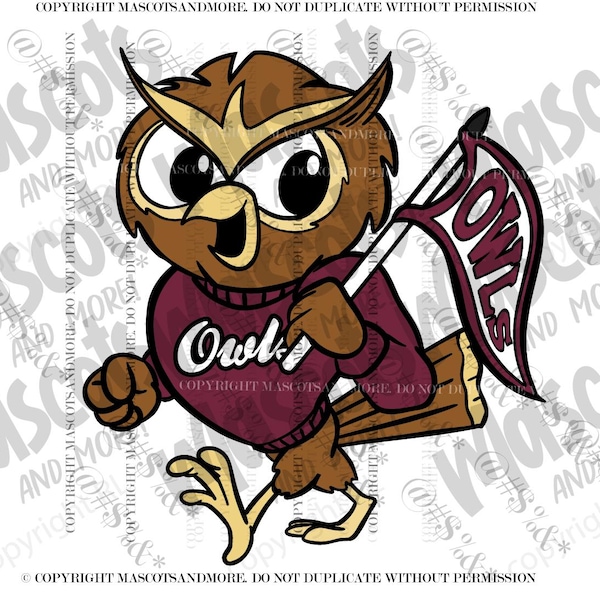 Owl Mascot - Etsy