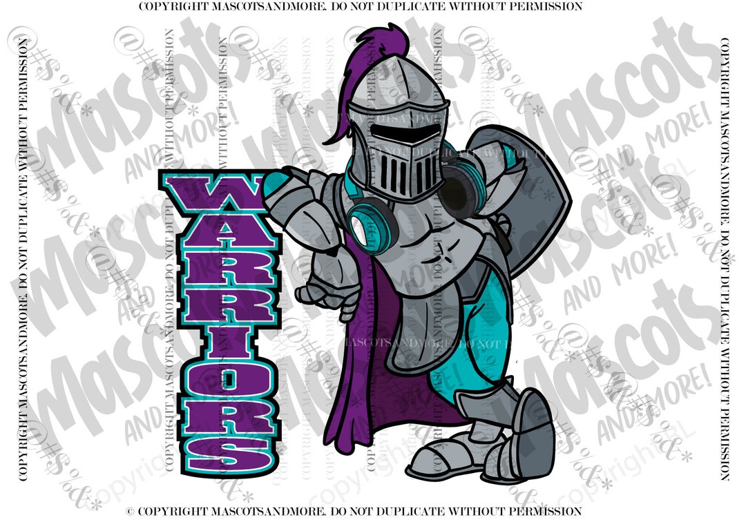 KNIGHT Mascot in Svg, Eps, Jpeg, Pdf, Png - Etsy