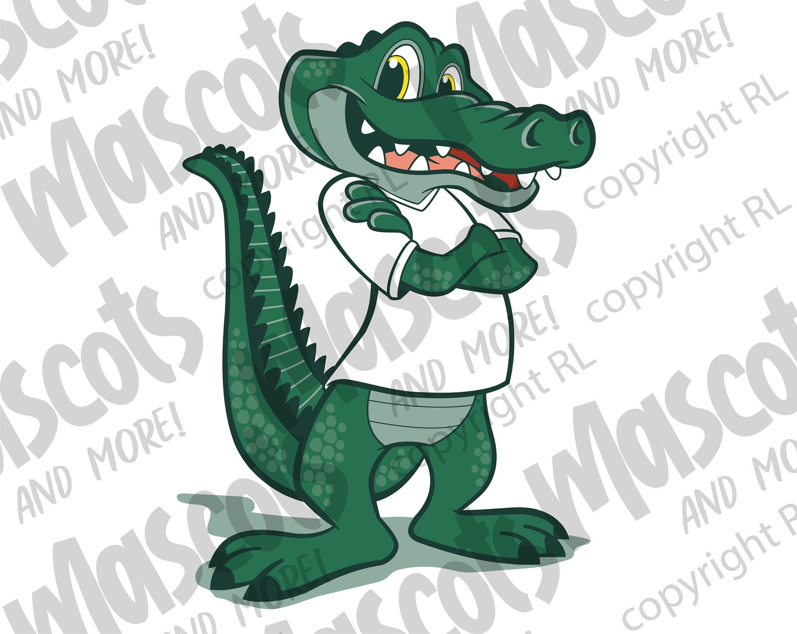 Gator Mascots in Vector Jpeg Png Pdf Eps Svg - Etsy