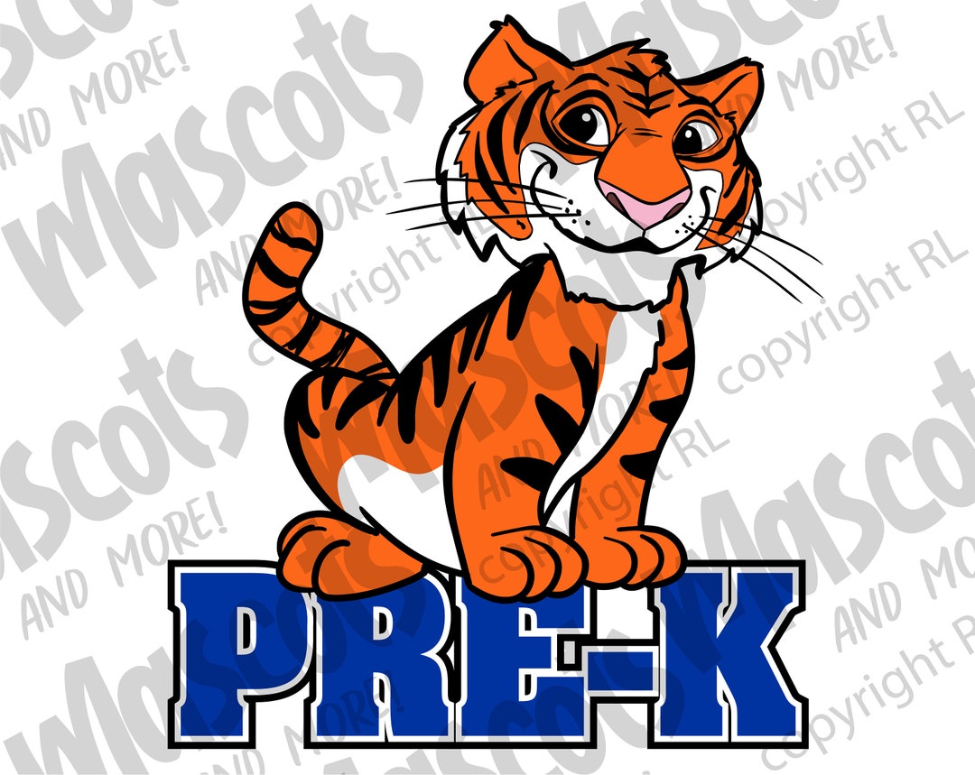 Tiger Pre-K insvg eps png pdf jpeg - Etsy.de