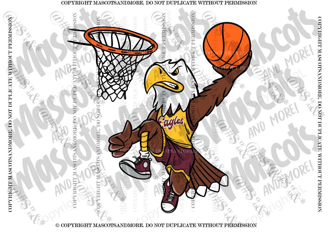 Basketball Eagle Logo in Vector, Eps, Svg, Pdf, Png, Jpeg - Etsy