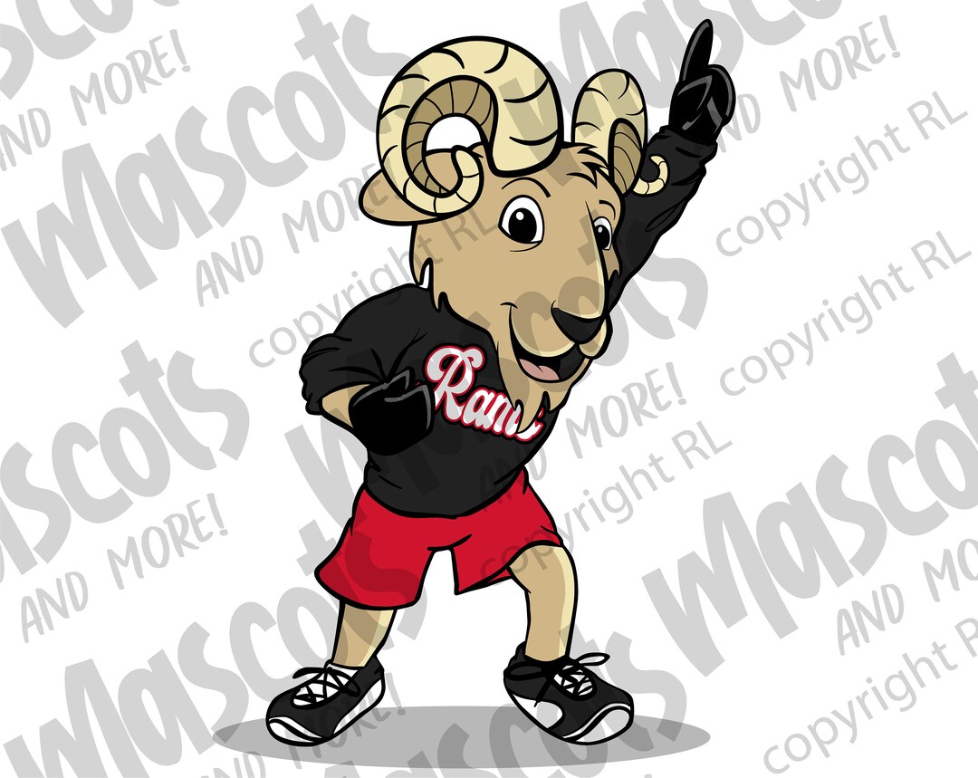Ram Mascot in Svg Png Eps Pdf Jpg - Etsy