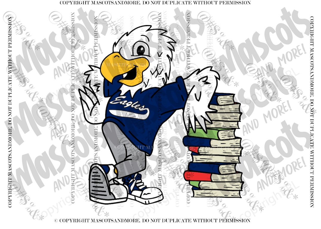 Eagle Mascot in Vector, Jpeg, Png, Pdf, Eps, Svg - Etsy