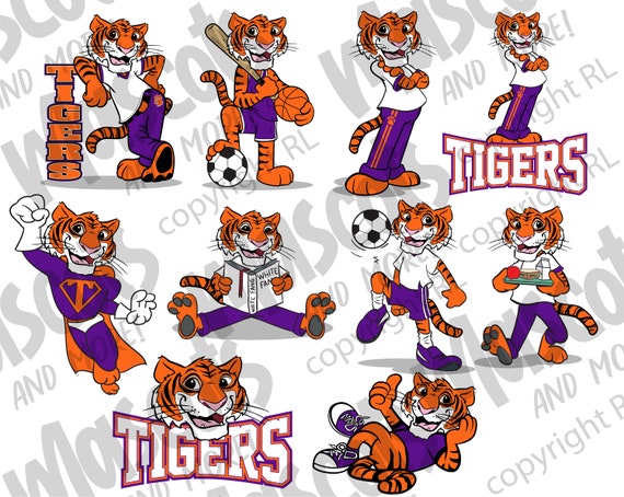 All College Tiger Mascots