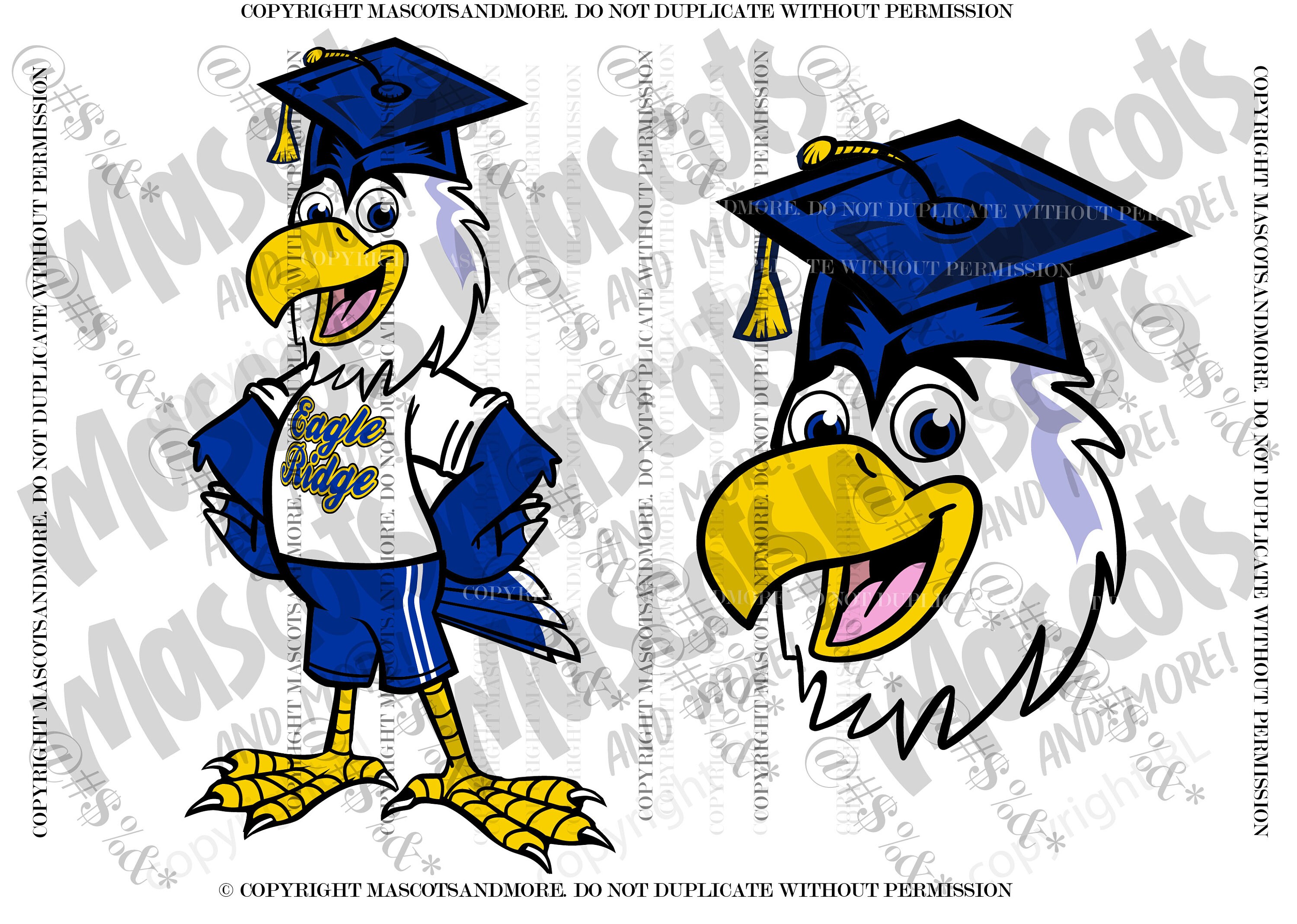 Eagle Mascots in Vector, Jpeg, Png, Pdf, Eps, Svg - Etsy