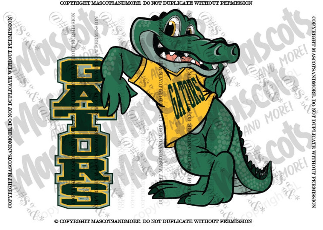 Gator Logo Mascot - Etsy
