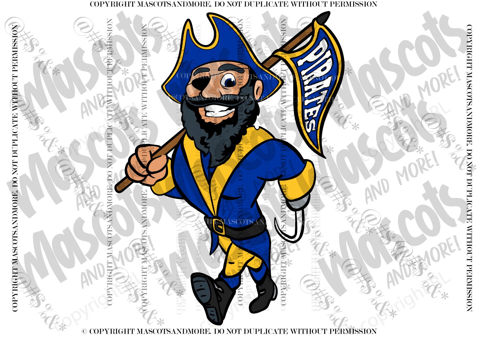 Pirate Mascots in Vector, Svg, Pdf, Eps, Png and Jpg - Etsy