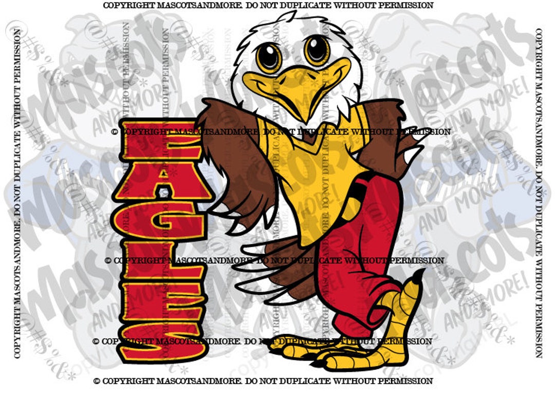 EAGLE Mascot in Vector Jpeg Png Pdf Eps Svg - Etsy