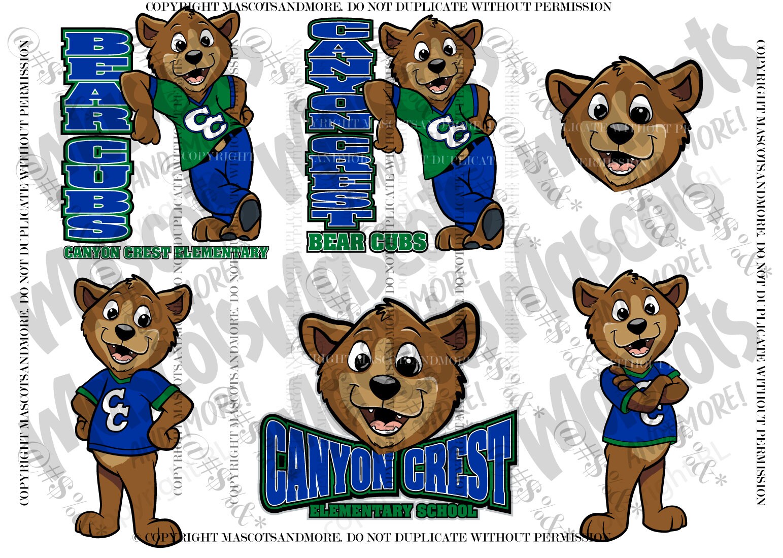 Bear Mascots in Vector, Png, Pdf, Eps, Svg - Etsy Canada