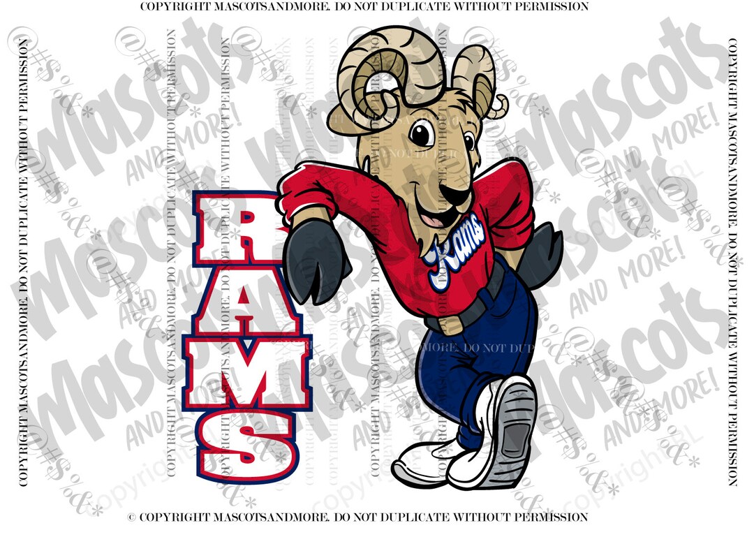 Ram Mascot in Svg, Png, Eps, Pdf, Jpg - Etsy