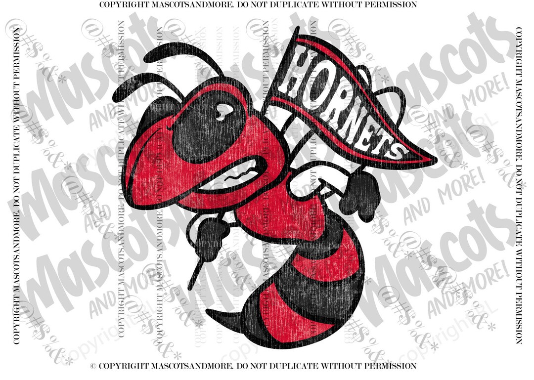 Hornet Mascot in Vector, Jpeg, Png, Pdf, Eps, Svg - Etsy