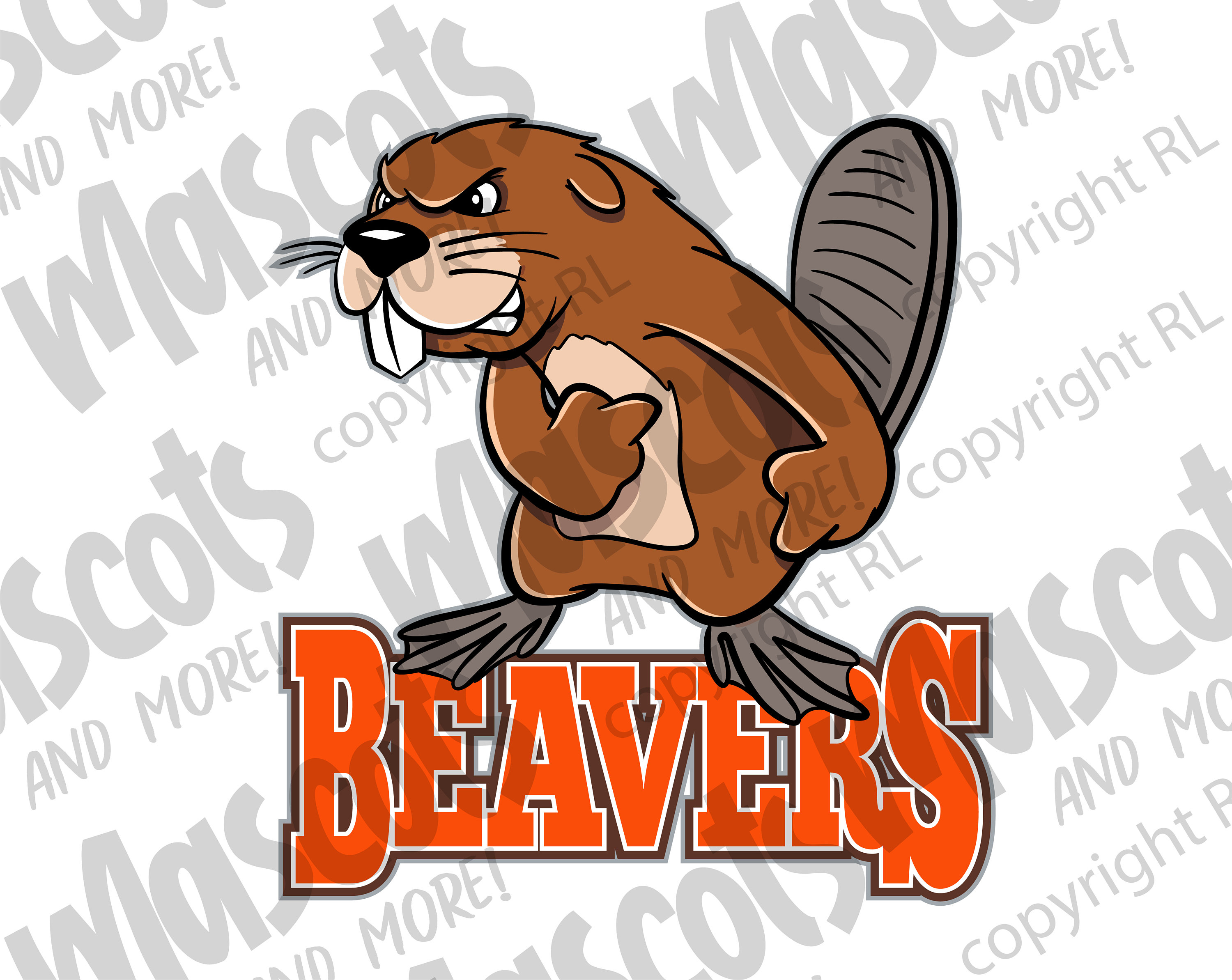 Beaver Mascot in Svg Eps Ai Png Jpeg - Etsy Israel