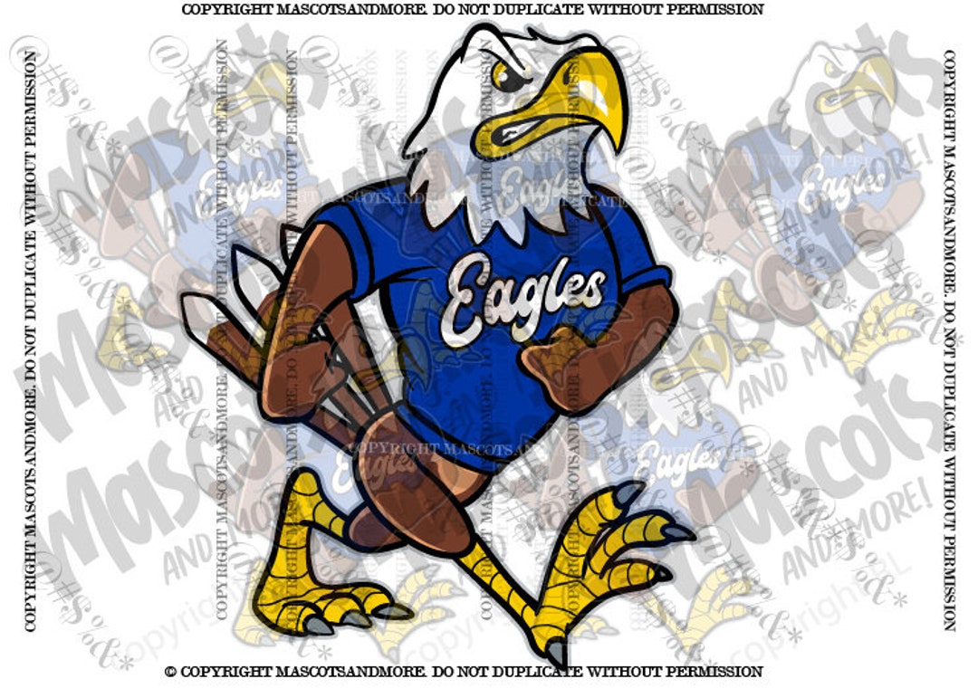 Eagle Mascot in Vector, Jpeg, Png, Pdf, Eps, Svg - Etsy