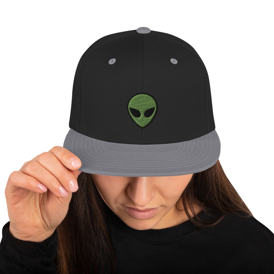 Extraterrestrial Alien Snapback Hat Close Encounters Alien | Etsy