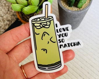Cute Matcha Stickers - Etsy