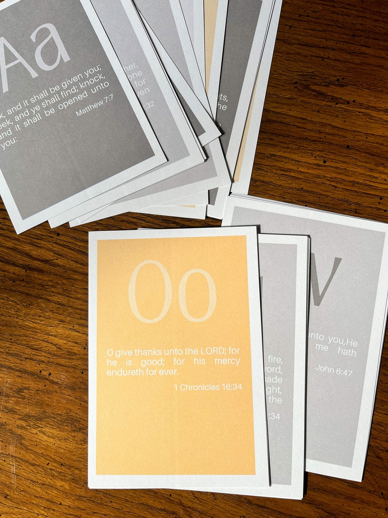 Scripture Memorization Cards for Kids Preschool Activities - Etsy