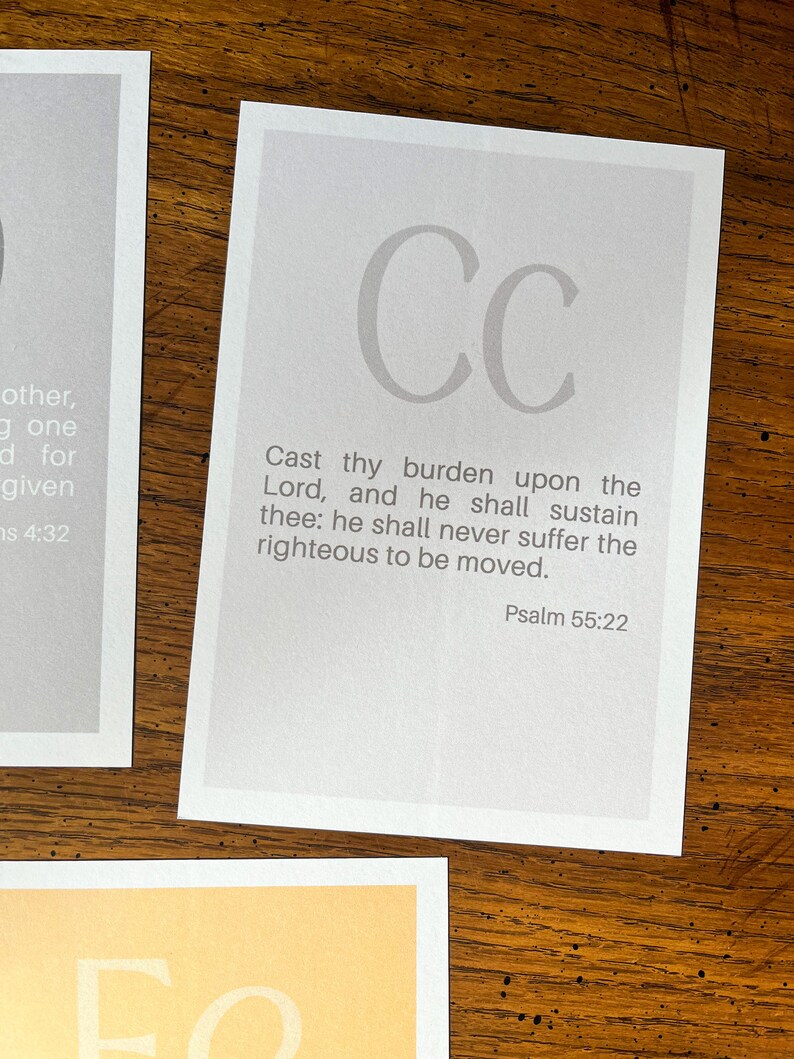 Scripture Memorization Cards for Kids - Preschool Activities - Learning ...