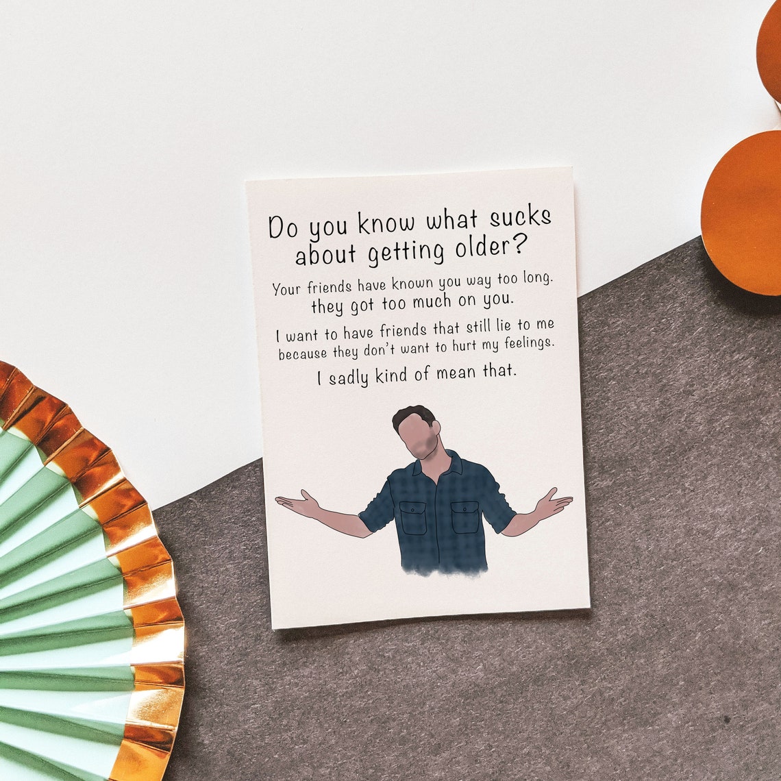 Nick Funny Birthday Card - Nick Miller Quotes - Funny Old Birthday Card ...
