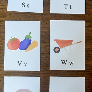 PRINTABLE - Farm Unit Study - Homeschool - Preschool Alphabet Cards ...