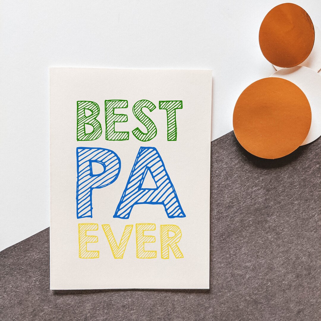 Best Pa Ever - Grandpa - Father's Day - I Love You Pa - Etsy