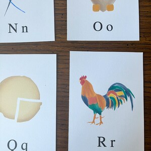 PRINTABLE - Farm Unit Study - Homeschool - Preschool Alphabet Cards ...