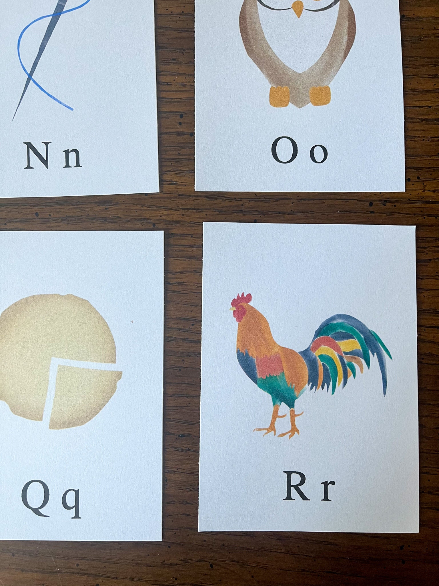 PRINTABLE Farm Unit Study Homeschool Preschool Alphabet Cards Alphabet ...