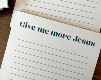 Prayers Gratitude Notepad // Christian Stationary Faith - Etsy